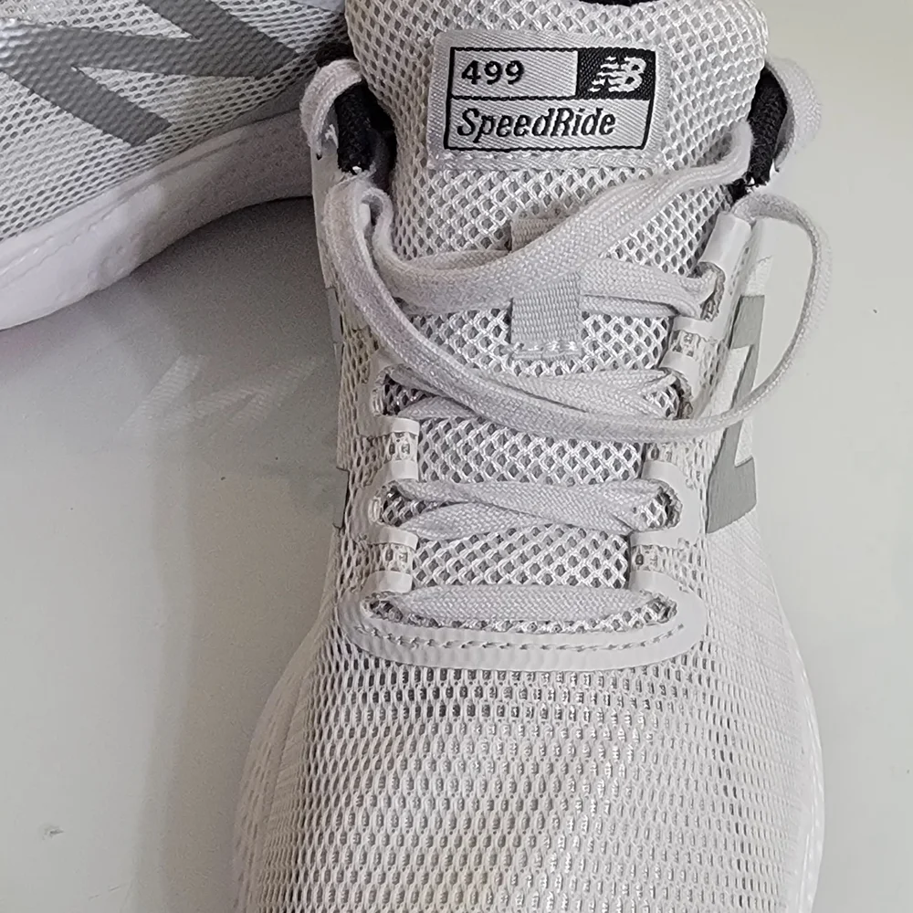 New Balance | Shoes | New Balance White Gray Speedride 499 Athletic ...